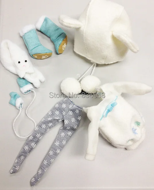 Blyth кукла ледяная Игрушка костюм зимний наряд шляпа чулочная обувь ...