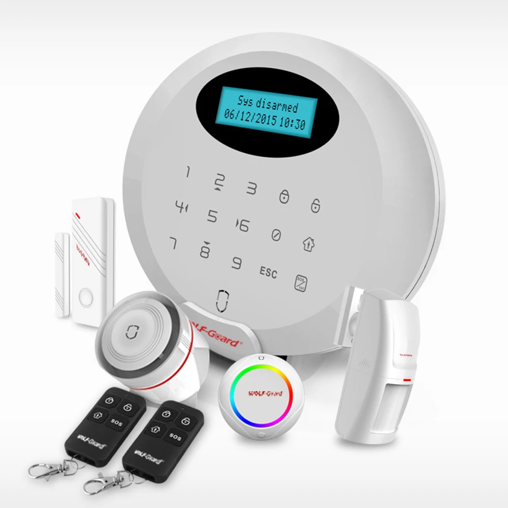 bluetooth app control Home security wireless and wired Intelligent GSM ...