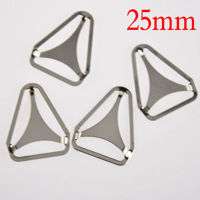 50pcs 1" 25mm Suspender Clips Triangle Hardware Supplies Suspender ...