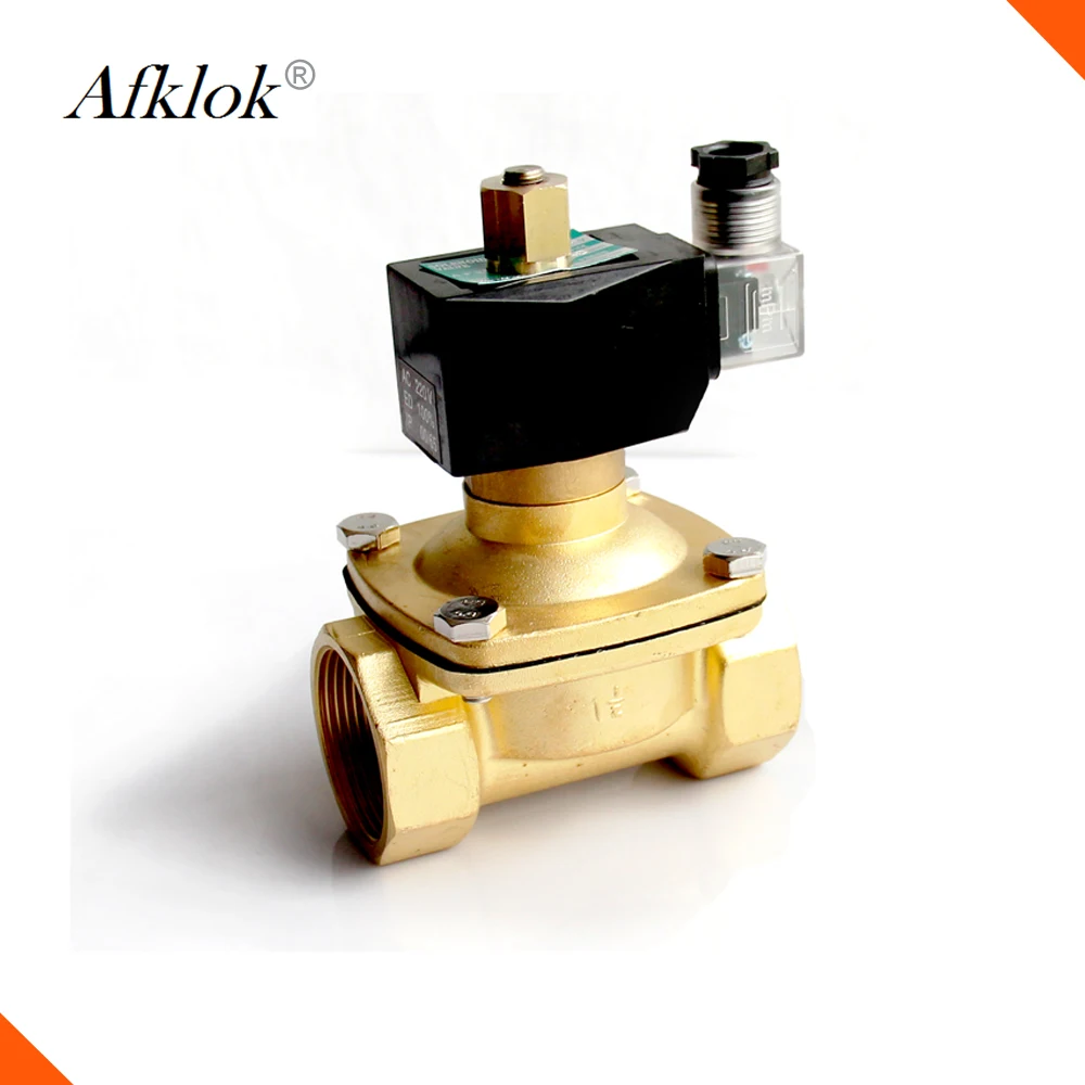 Brass Water solenoid valve normally open 2 inch water solenoid valve ...