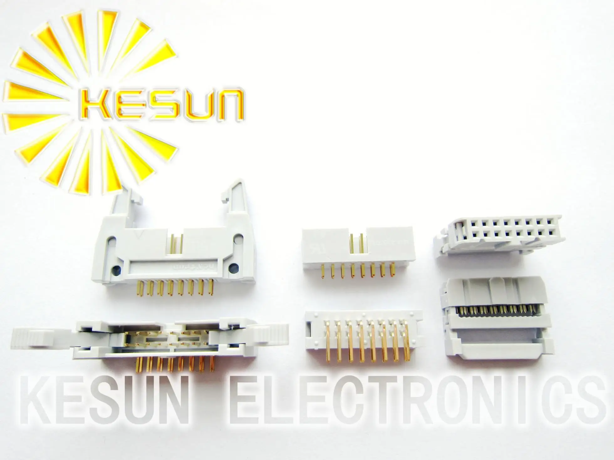 Enchufe IDC FC 40P 2x20P de 2,54mm con alivio de tensión, Conector de ...