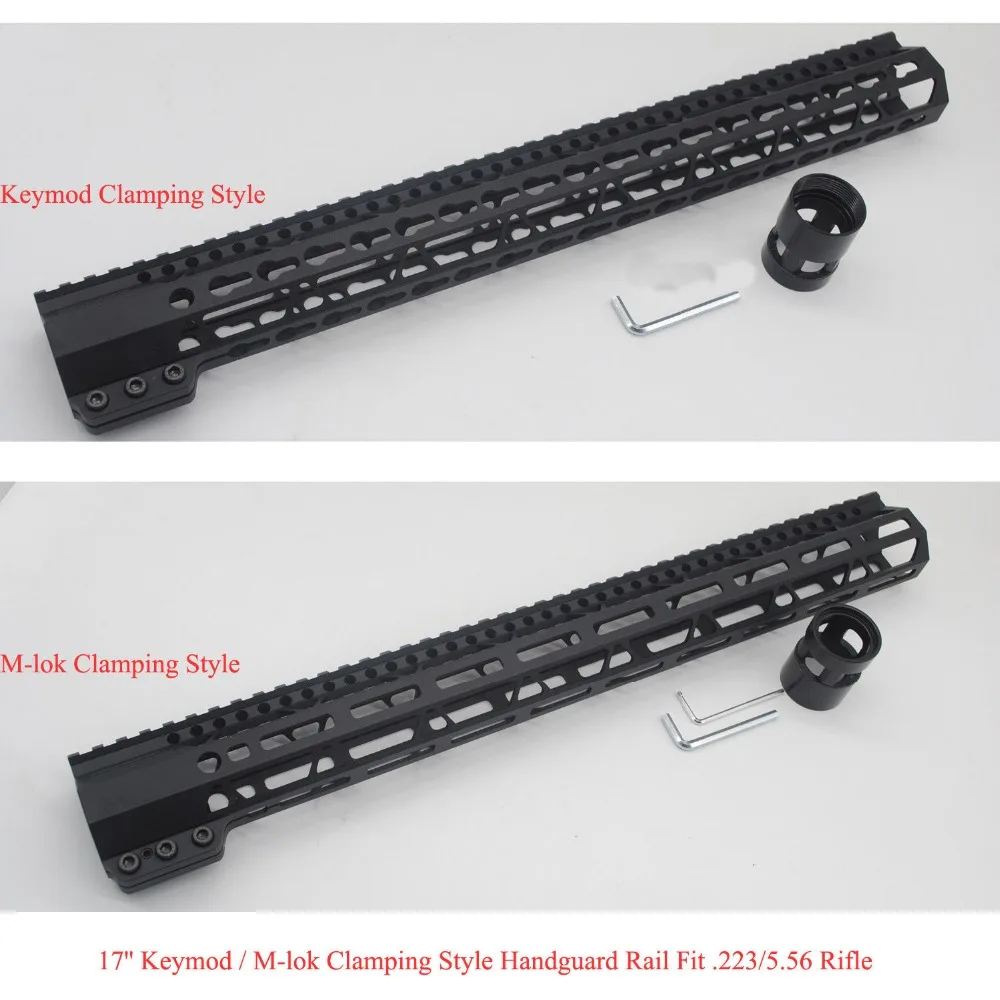 Tricock 17 inch inch polegadas keymod/m lok estilo aperto handguard ...