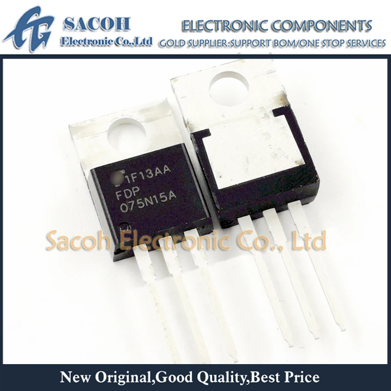 Refurbished-Original-10Pcs-Lot-FDP075N15A-075N15A-OR-FDB075N15A-075N15 ...