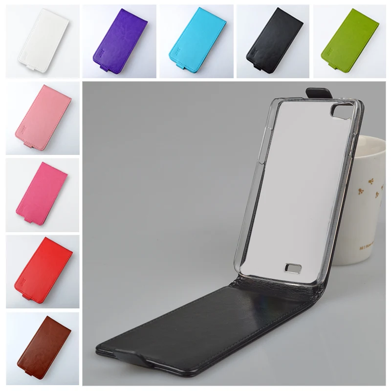 PU Funda de cuero con tapa abatible funda para teléfono móvil para ...