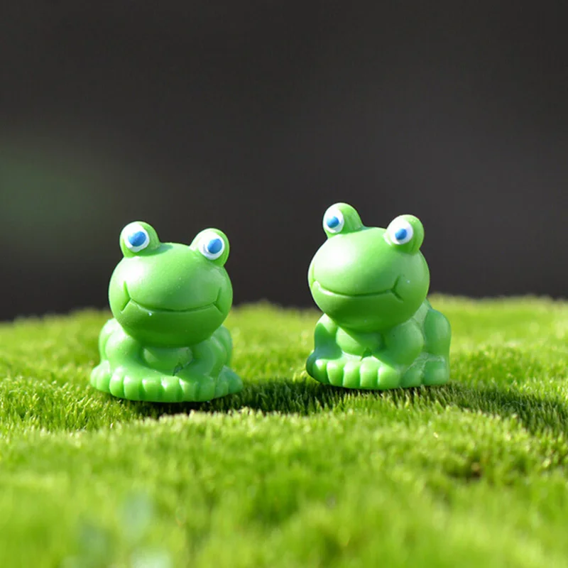 Mini Figurine de grenouille Miniature, décoration de jardin féerique ...
