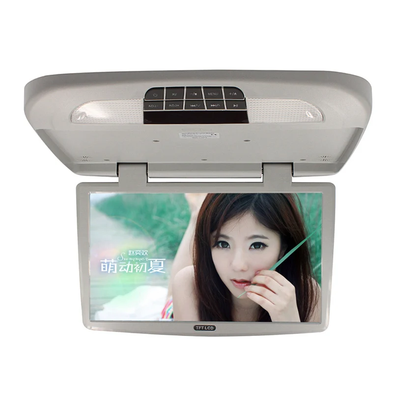 Monitor abatible hacia abajo de 18,5 "para montaje en techo de coche ...