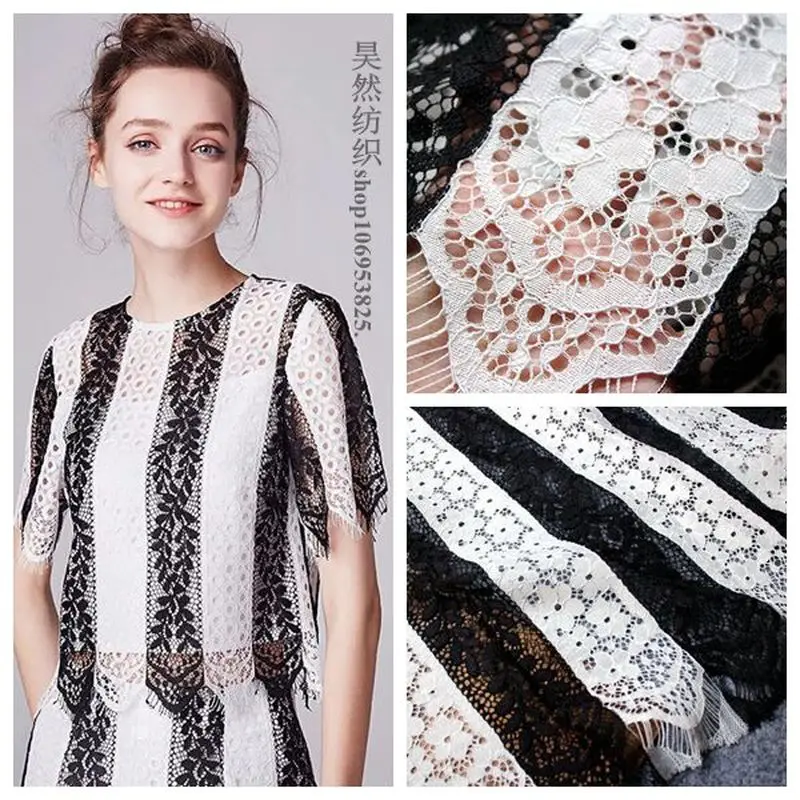 GLace tela de alta calidad para vestido, tejido de encaje bordado de ...