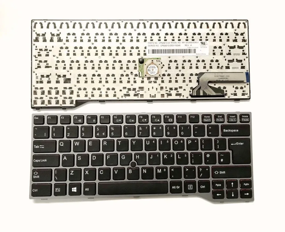UK English keyboard for Fujitsu Lifebook E733 E734 E743 E744 Pointer ...