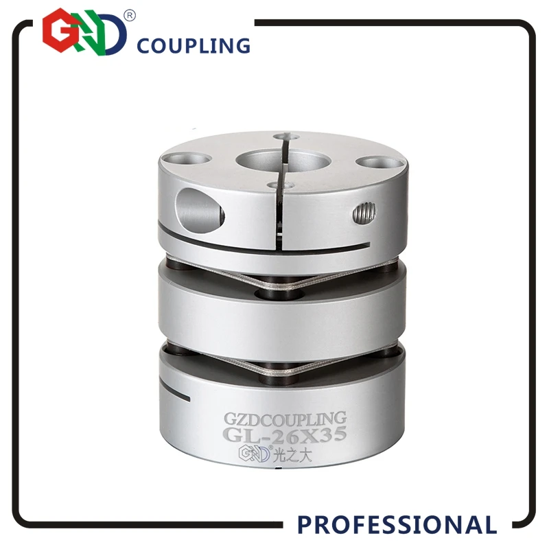 Free shipping shaft coupling D19 L27 aluminum double diaphragm coupler ...