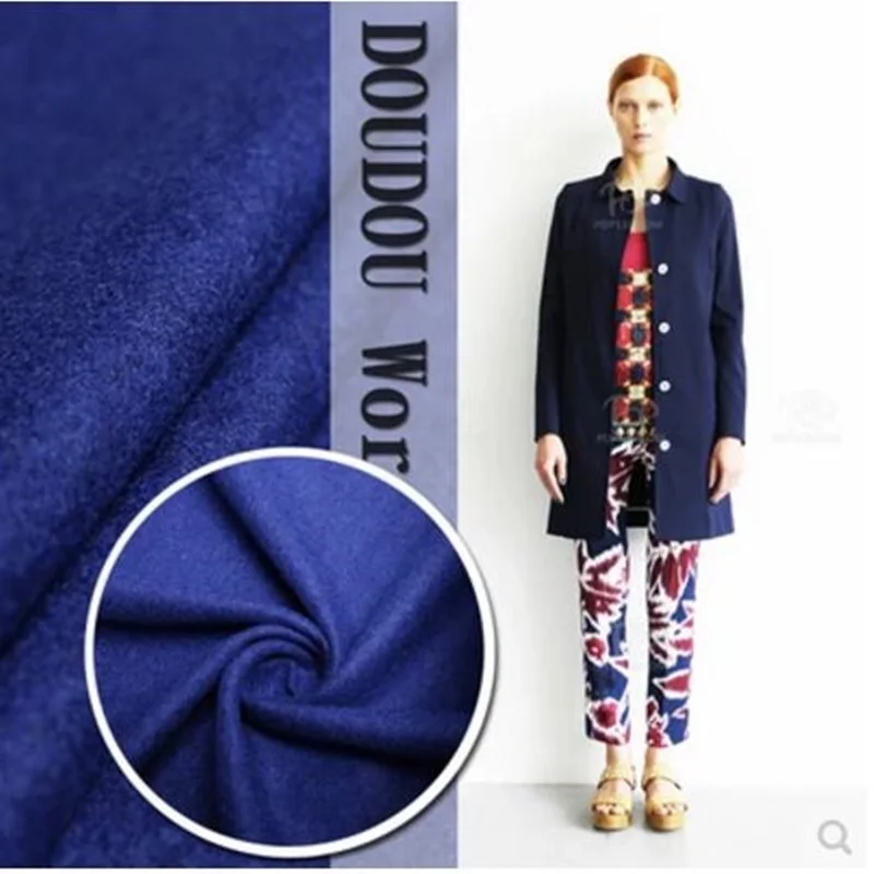 dark navy blue wool fabric woolen clothing coat woolen fabrics 600grams ...