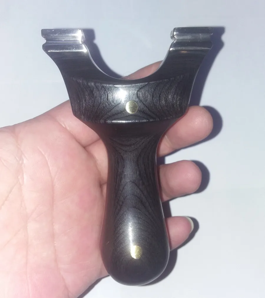 Titanium Steel Solid Wood Combination Of Traditional Craft Slingshot ...
