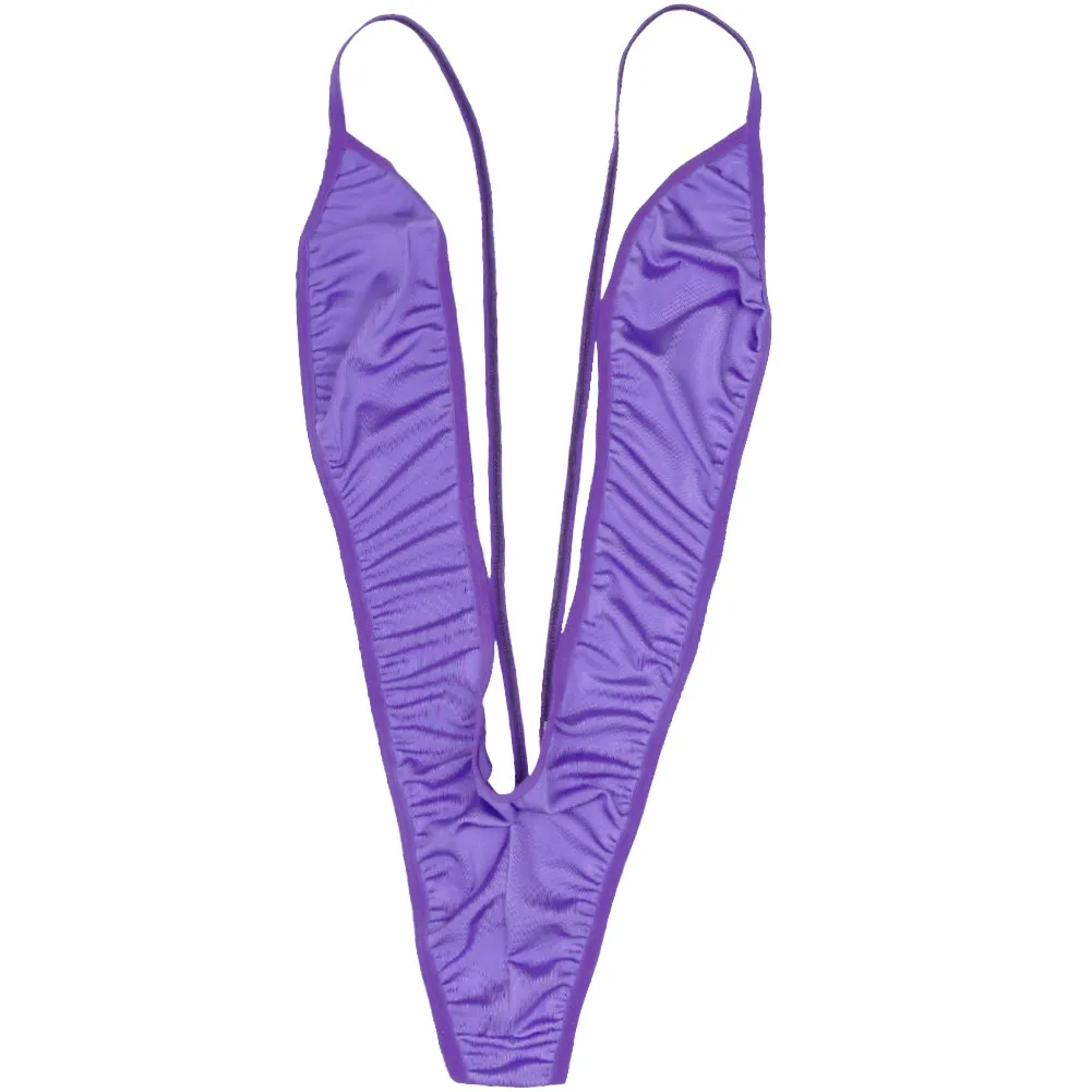 2019 2019 New Sexy One Piece Swimsuit Deep V Shaped Girls Beach Wear