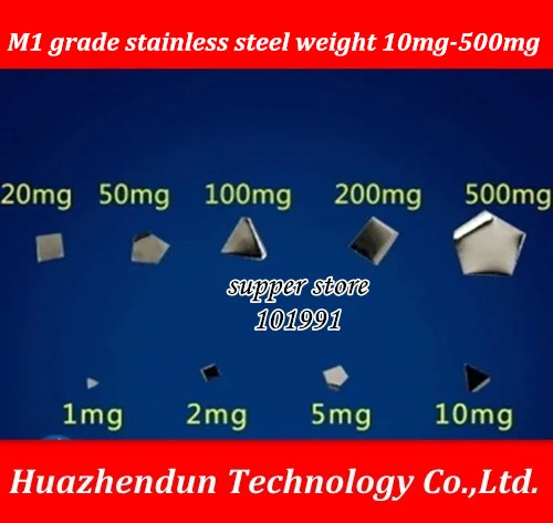1 kit de pesas de acero inoxidable de grado M1, peso de equilibrio ...
