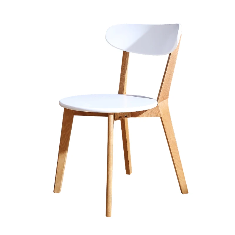 Minimalist Modern Design Solid Wood and MDF Dining Chair - Made Minimal