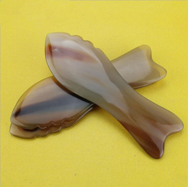 High quality 14.5cm natural yak horn Guasha Chinese traditional Skin ...