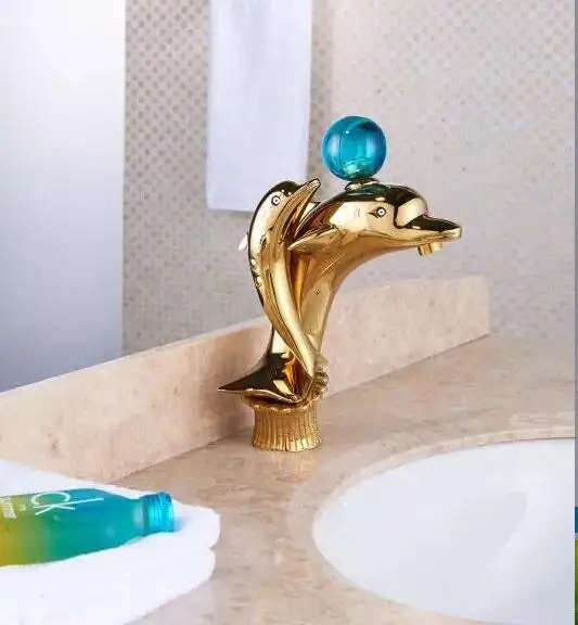 New-arrival-unique-design-single-lever-bathroom-hot-and-cold-dolphin ...