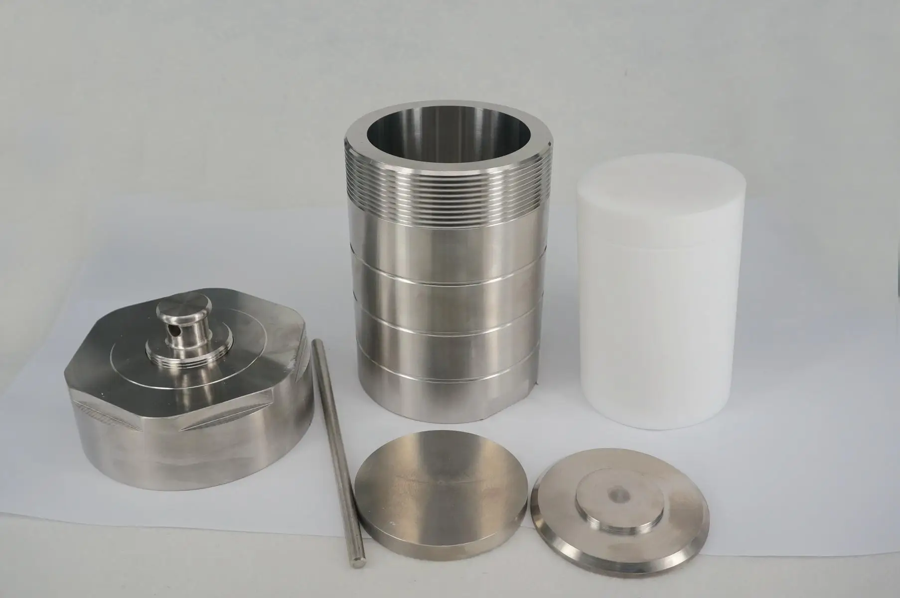 500ml PTFE Teflon Lined Hydrothermal Synthesis Autoclave Reactor Lined Vessel Inner Sleeve High ...