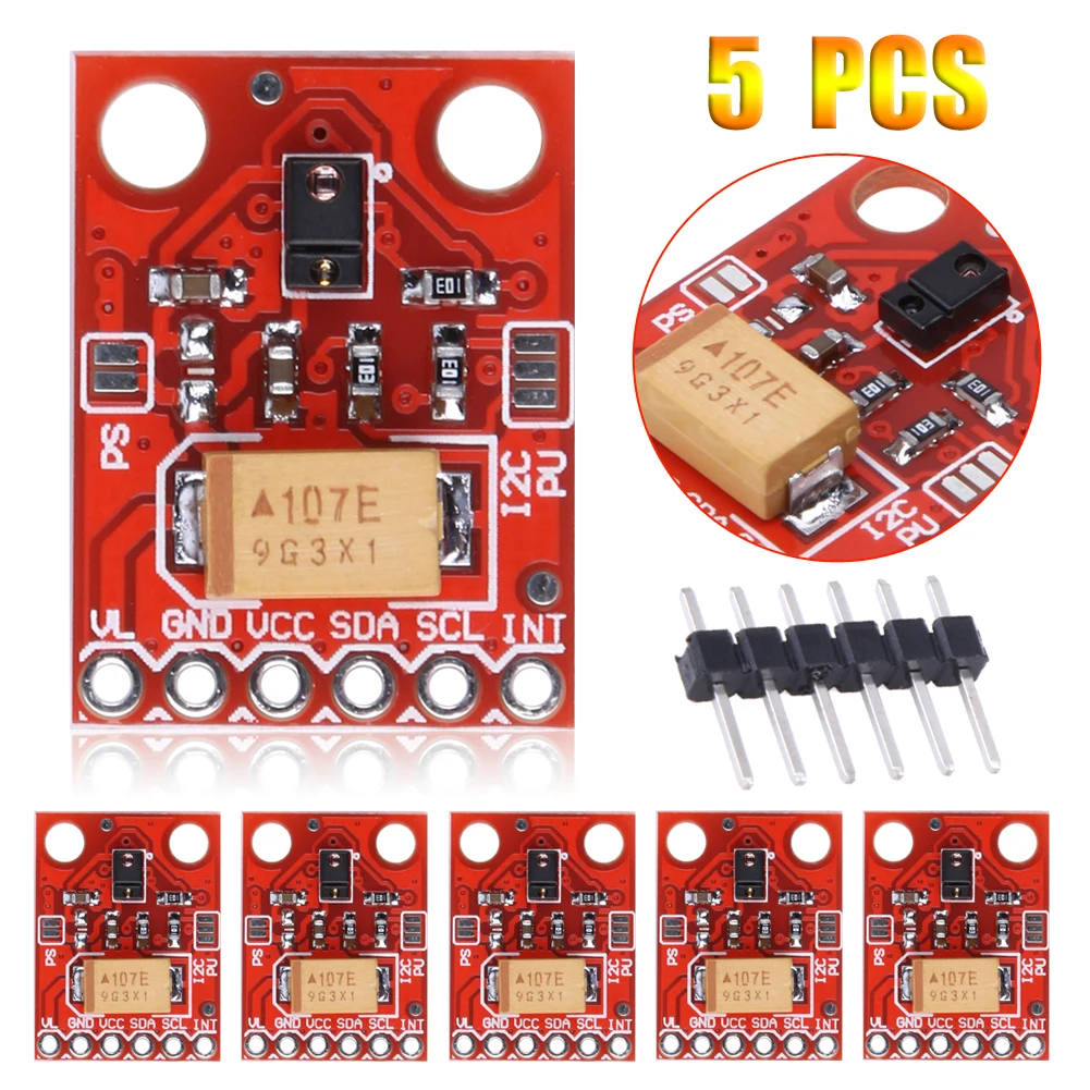 5pcs Rgb Sensor Gesture Arduino Proximity Sensor Module Dc 3 3 3 8v Led