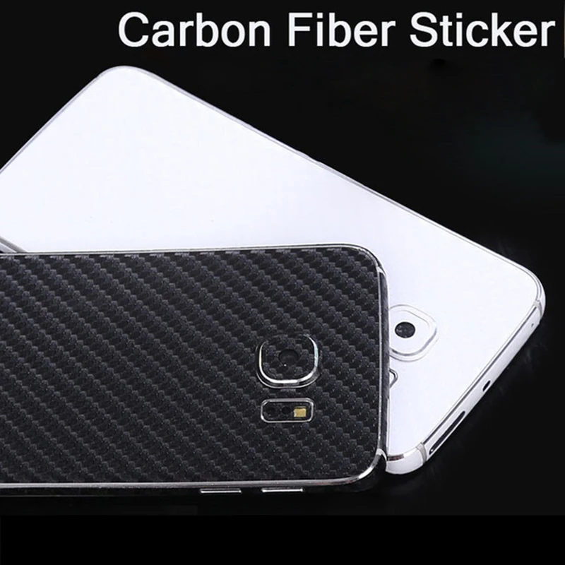 L&I 3D Carbon Fibre Skin Sticker Back Film Sticker Case For Samsung ...