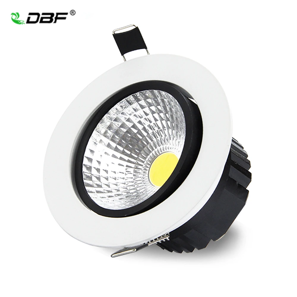 Super Bright Recessed Led Cob Downlight Dimmable 5w 7w 10w 12w Led Spot Light Led Ceiling Lamp ...