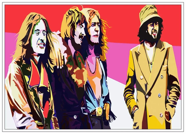 Led Zeppelin Pop Art