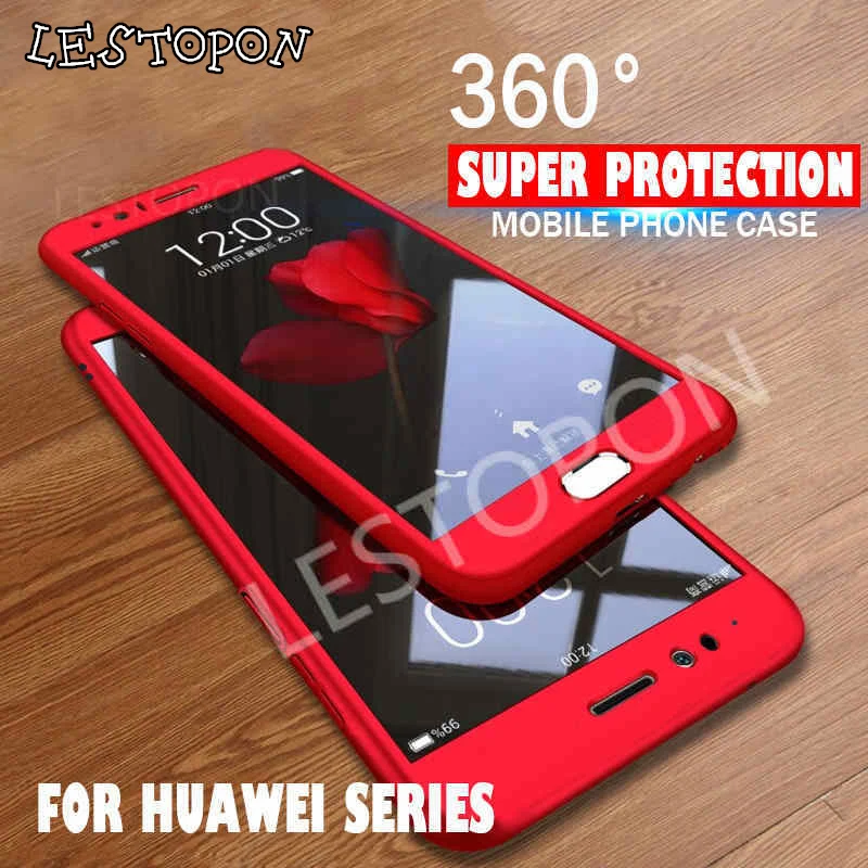 Luxury Full Body Protection Hard Back Cover For Huawei P8 Lite 2017 p10 ...