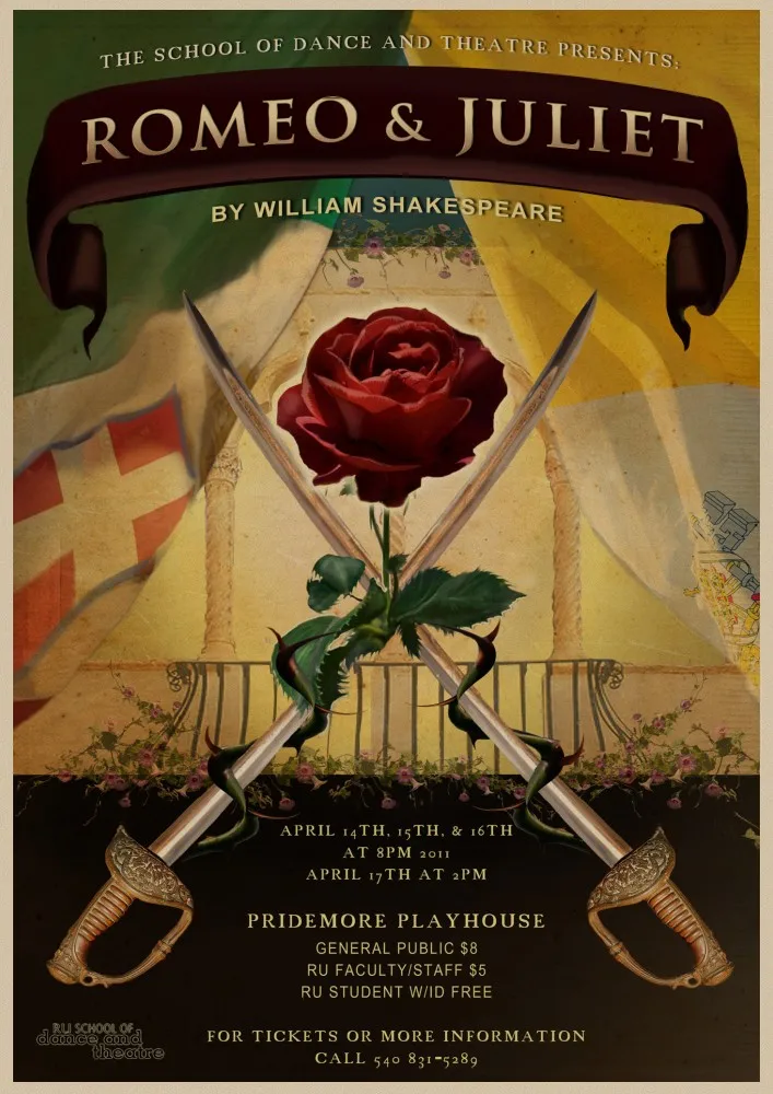 Romeo And Juliet School Poster