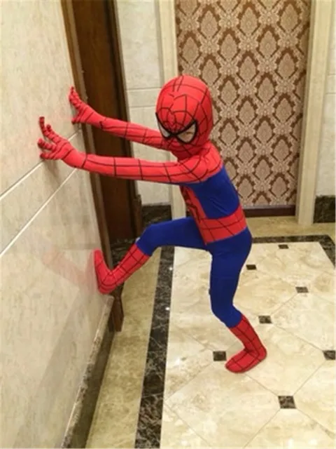 Aliexpress.com : Buy Red Black Spiderman Cosplay Costume Spider Man ...