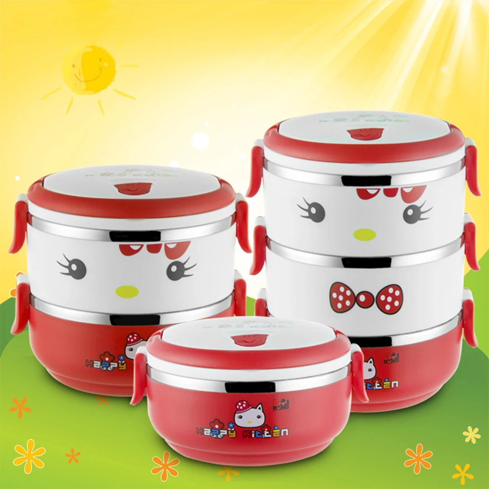 Portable Mini Japanese Bento Box Stainless Steel Bento Lunchbox Food ...