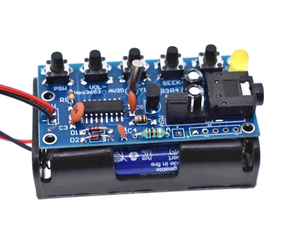 Wireless-Stereo-FM-Radio-Receiver-Module-PCB-DIY-Electronic-Kits-76MHz ...