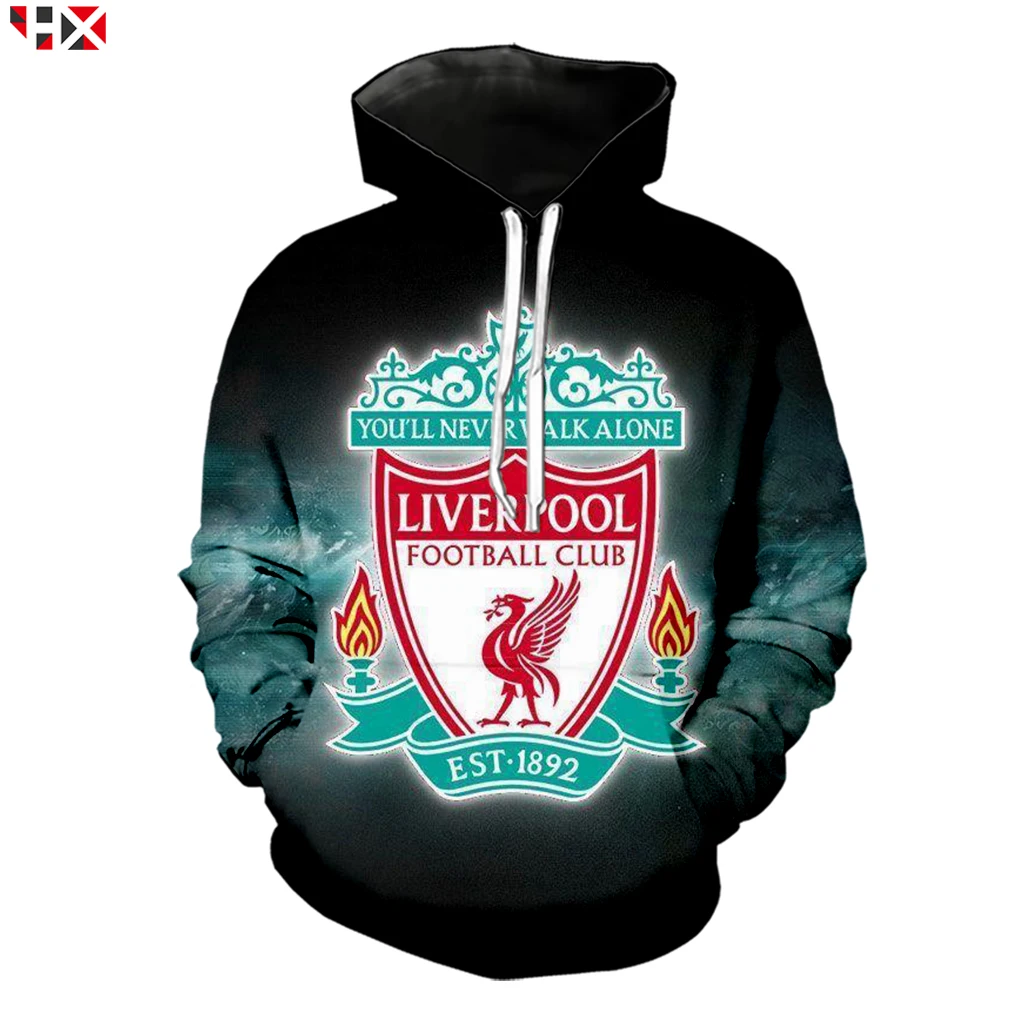 New Popular Liverpool Hoodie Men / Women 3D Printed Hoodie Harajuku ...