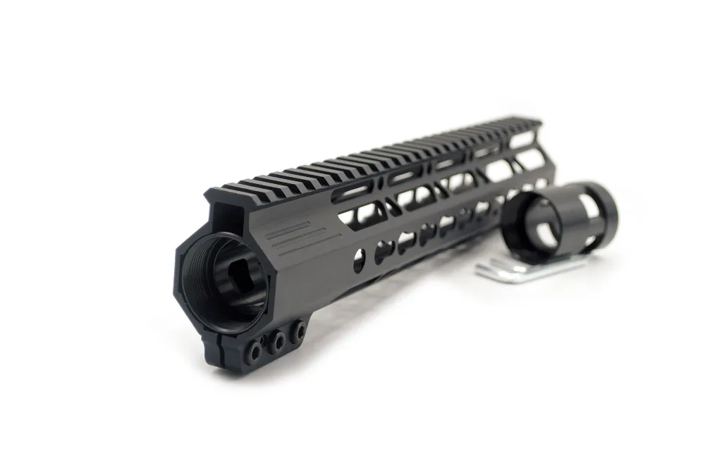 Light Weight 11'' Inch Clamping Free Float Keymod Handguard Rail Mount ...