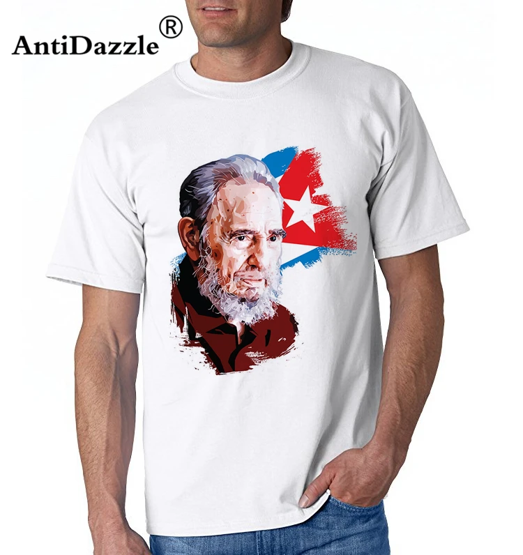 Fidel Castro Cuba antideslumbrante 2017 Novo Verão Roupas de Estilo ...