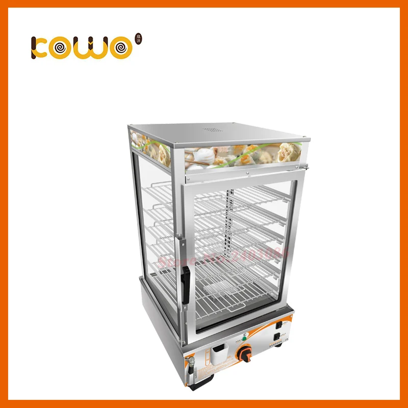 ce RoHS 220v electric bun steamer 6 layer stainless steel food warmer ...
