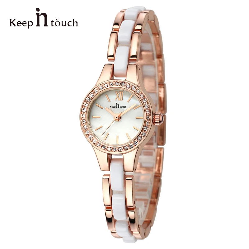 Keep in touch quartz women watches designer alloy resin strap ...