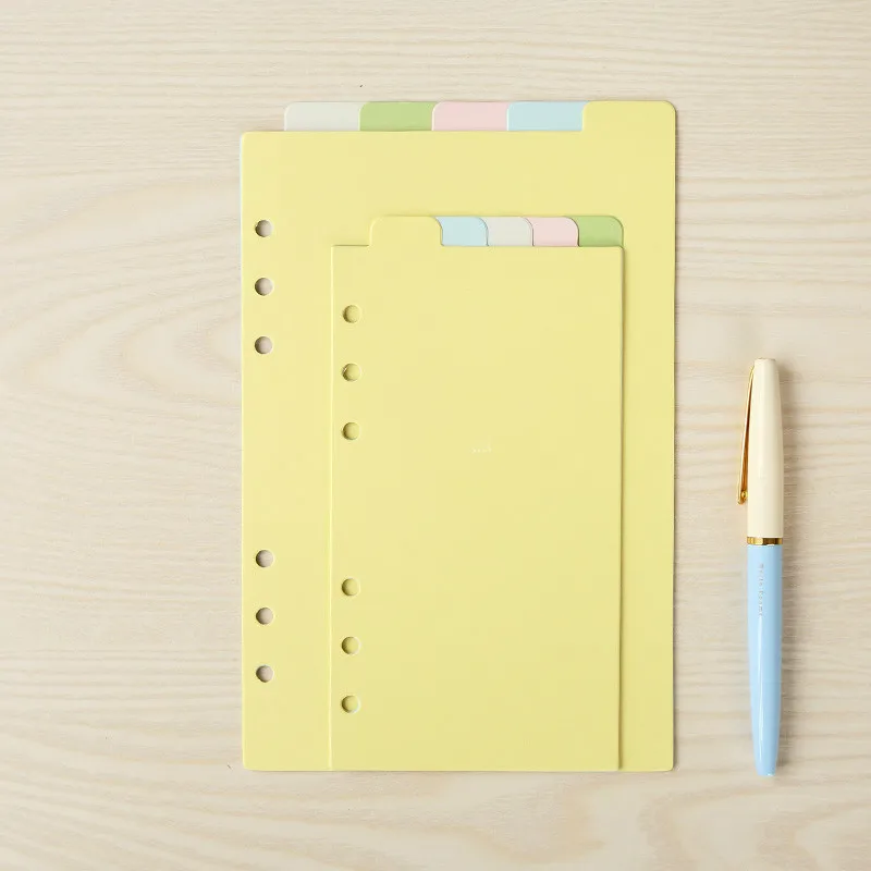 Free Shipping A5 A6 Loose Leaf Notebook Paper Index Paper 5 Color Loose Free Shipping A5 A6 Loose Leaf Notebook Paper Index Paper 5 Color Loose