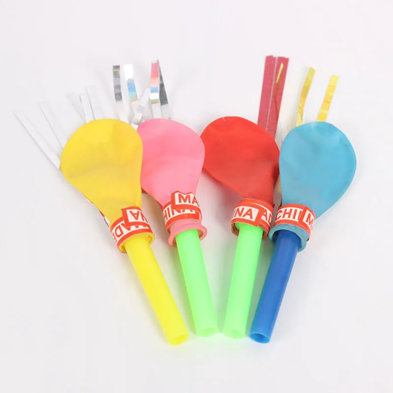 10pcs Whistle Balloon Birthday Party Cheer Balloons Kids Toys Balloon ...