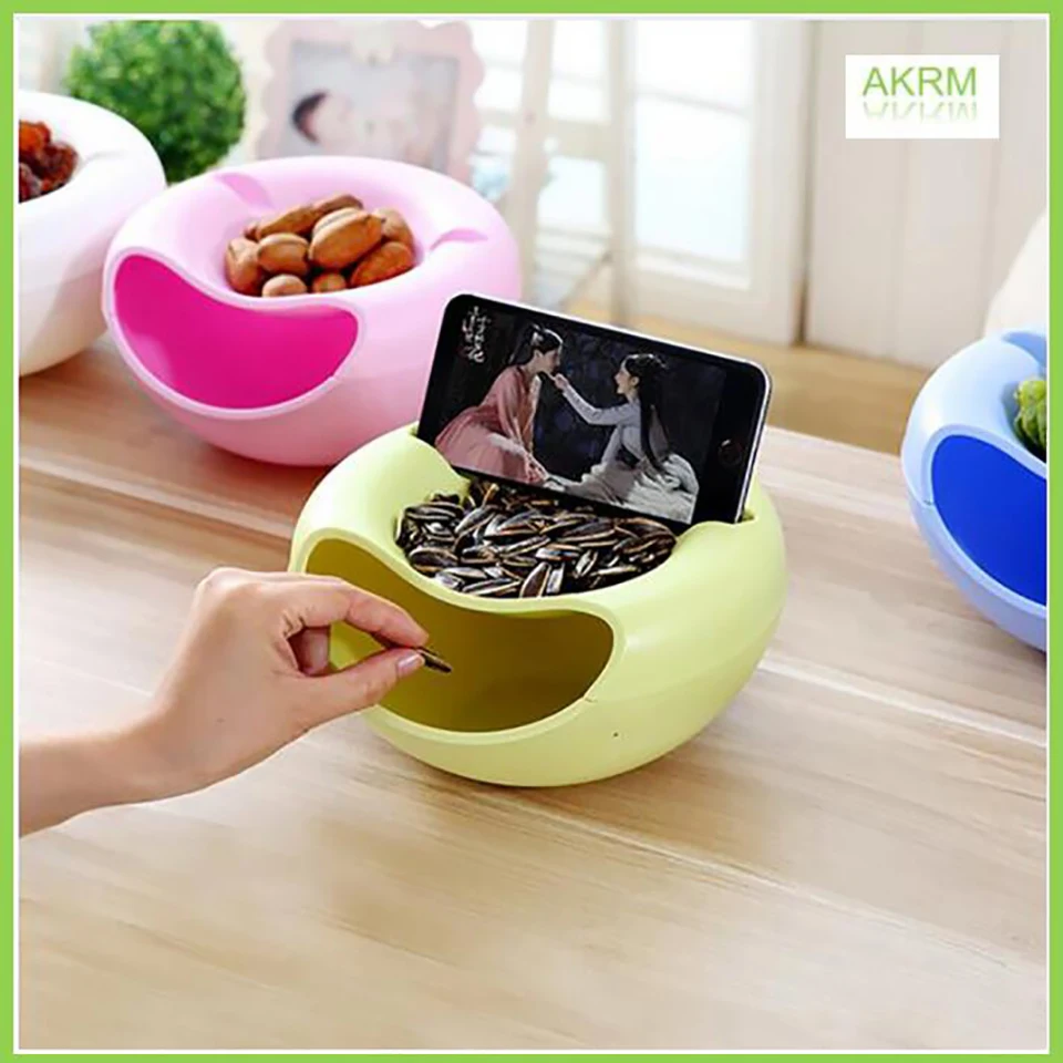 1Pc Creative Melon Seeds Nut Bowl Table Candy Snacks Dry Fruit Holder ...