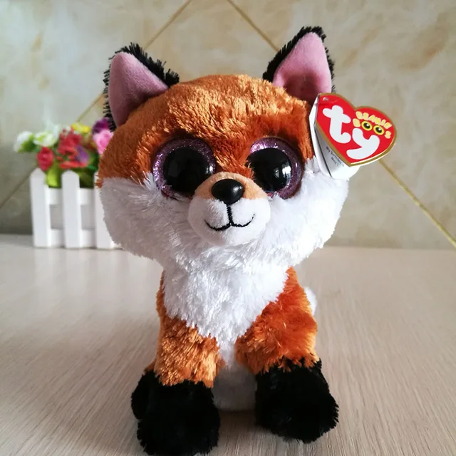 Aliexpress.com : Buy Ty Beanie Boos Collection Plush Toy 15cm Slick Fox ...