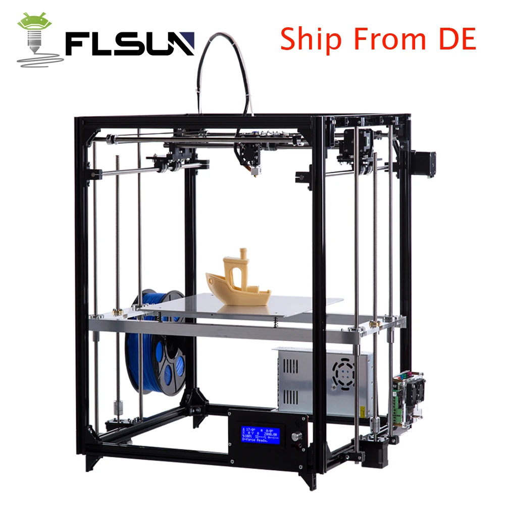 Flsun 3d Printer Metal Frame Large Printing Size Diy 3 D Printer Kit ...
