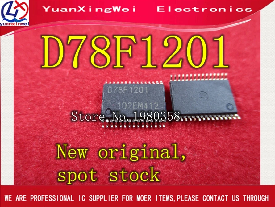 Free shipping 1pcs/lot 10pcs/lot D78F1201 UPD78F1201MC-CAB new original