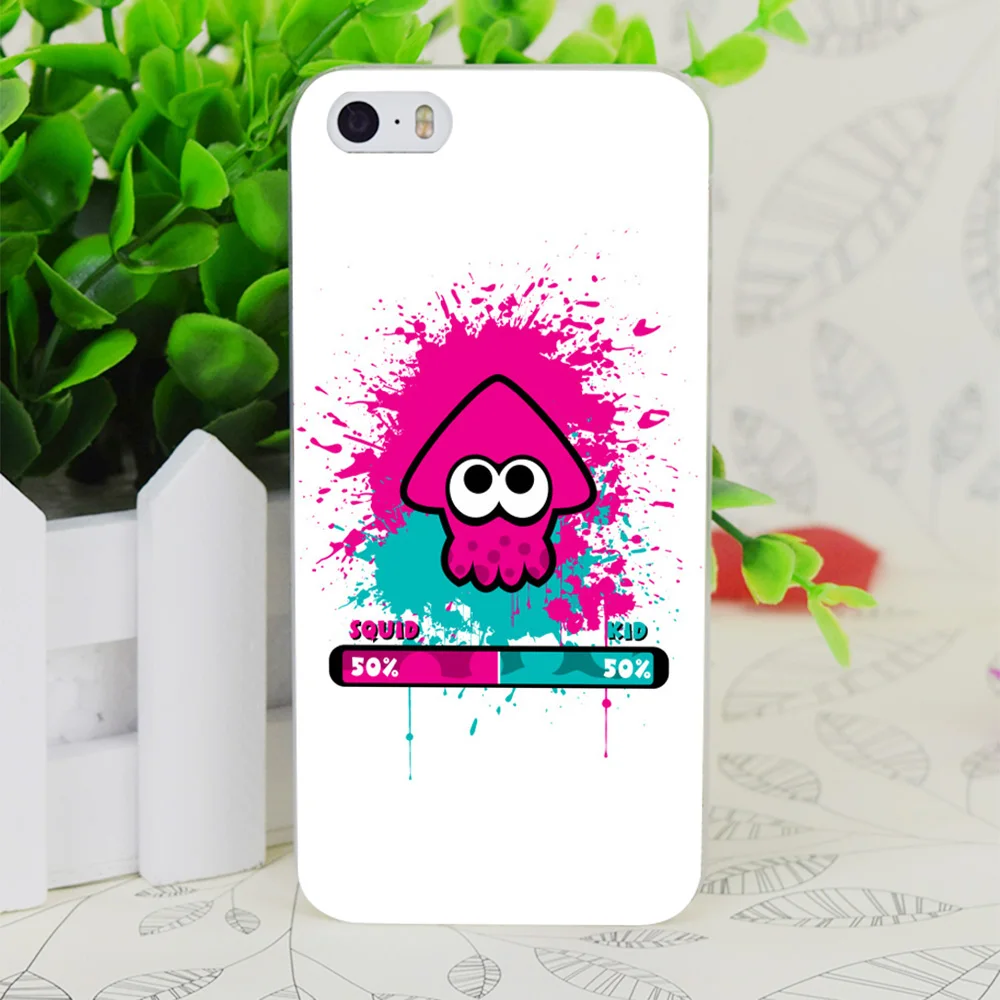 C0123 Kid Squid Splatoon Transparent Hard Thin Case Skin Cover For ...