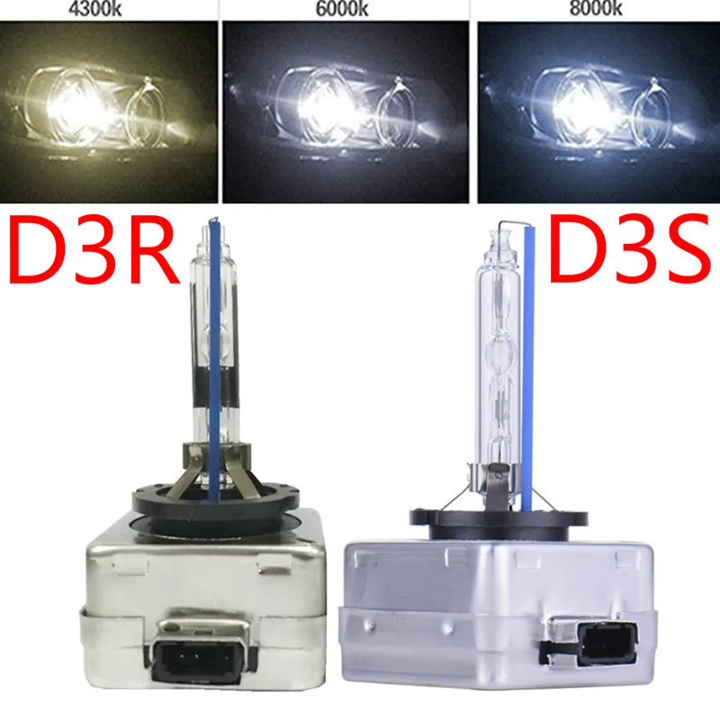 2x 12V 35W D3R D3S HID XENON Bulb 8000K D3S D3R Xenon HID Lamp Car ...