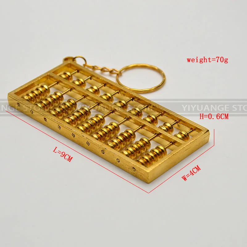 9-or13-file-abacus-golden-Abacus-Bead-arithmetics-Metal-Keychain ...