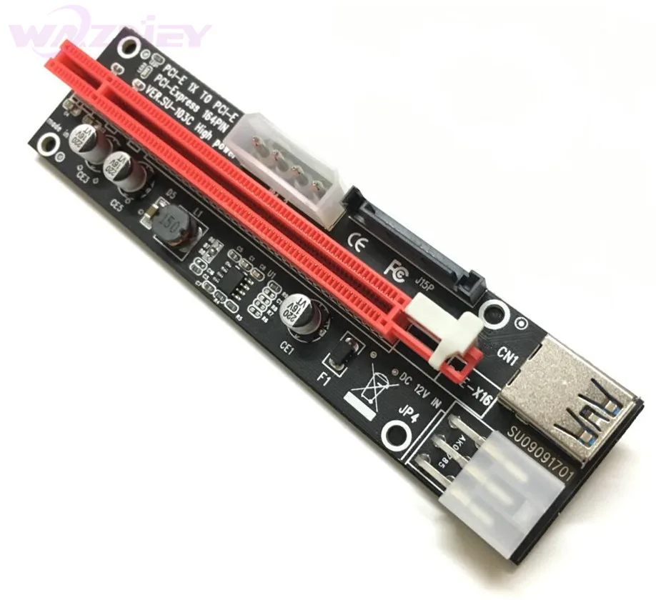 Купить 100 комп. 009 PCI-е разъем PCI E в экспресс 1х к разбивателя ...