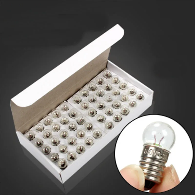 50pcs3.8v/0.3a Screw Small Bulb Beads Consumables For Old-fashioned ...