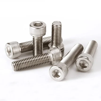 2pcs M9 Allen Screw 304 Stainless Steel Hex Socket Cap Knurled Head ...