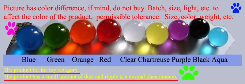 100 мм акриловый мяч для жонглирования(Цвет: красный 10 см) контактный ...