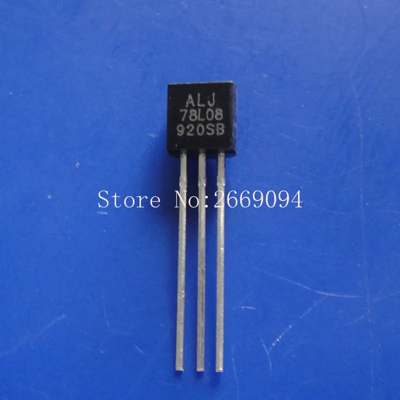 Free Shipping 50 Pcs 78l08 Lm78l08 To-92 Positive-voltage Regulators ...