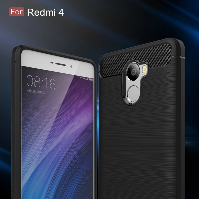 JSLTXDY-NEW-Brushed-Silicone-Redme-Phone-Case-For-Xiaomi-Redmi-4-Case ...
